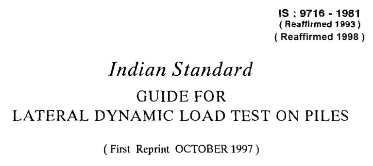Indian Standard Codes – Civil Engineer